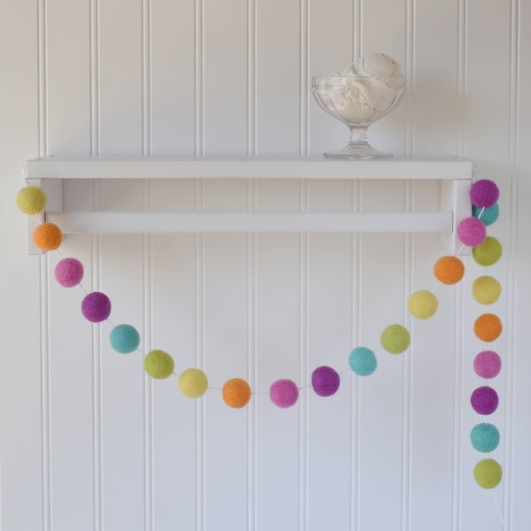 Felt Ball Garland - Etsy