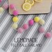 Lemonade Party Decor - Pink Lemonade Decor - Pink and Yellow Garland ...