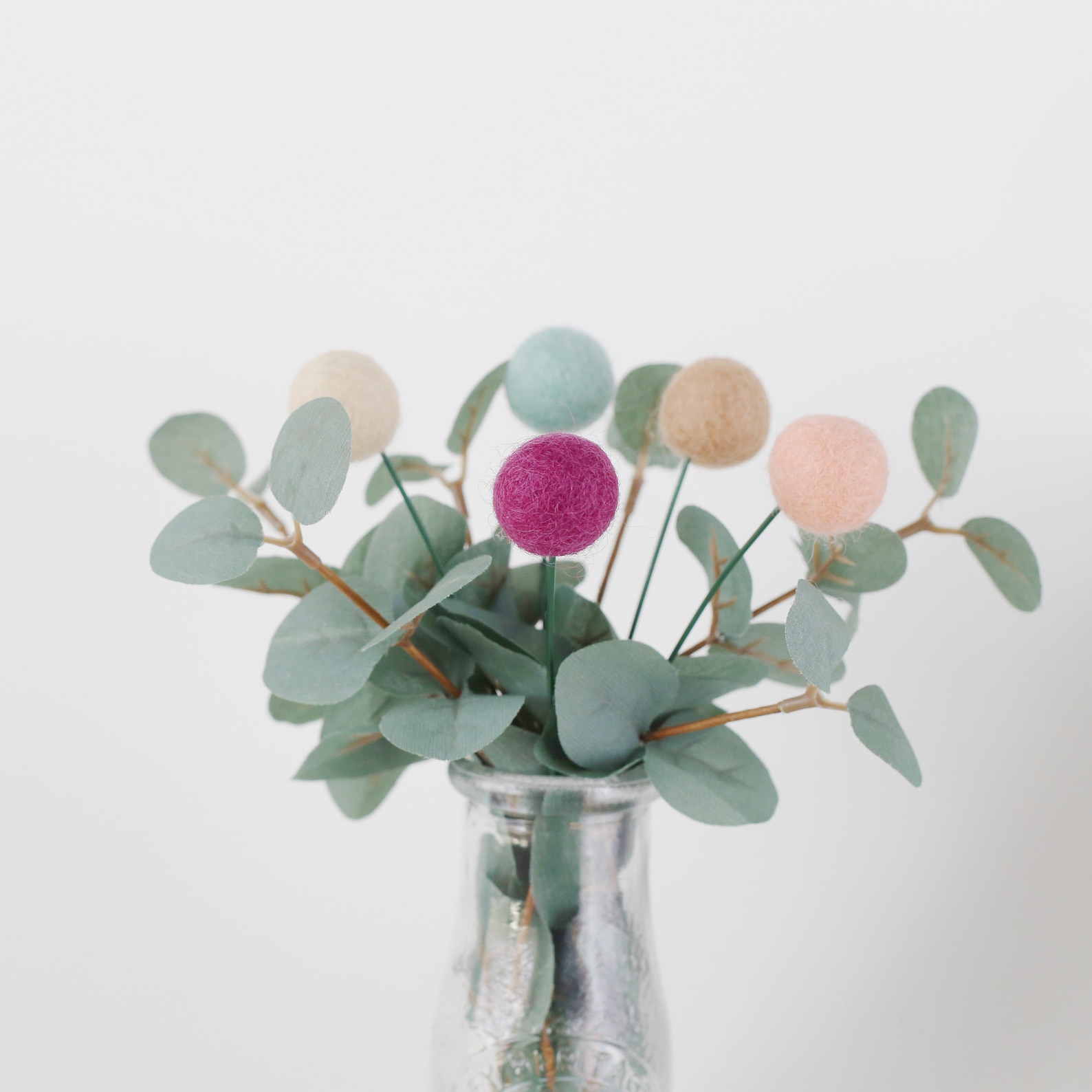 Felt Billy Balls Billy Buttons Craspida Flowers Felt | Etsy