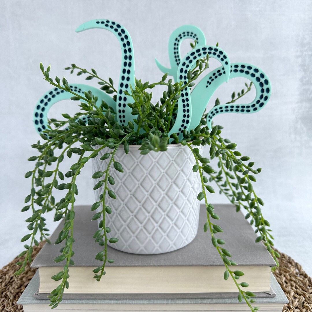 Octopus Plant Stakes - Tentacle Plant Stakes - Plant Decor - Octopus ...
