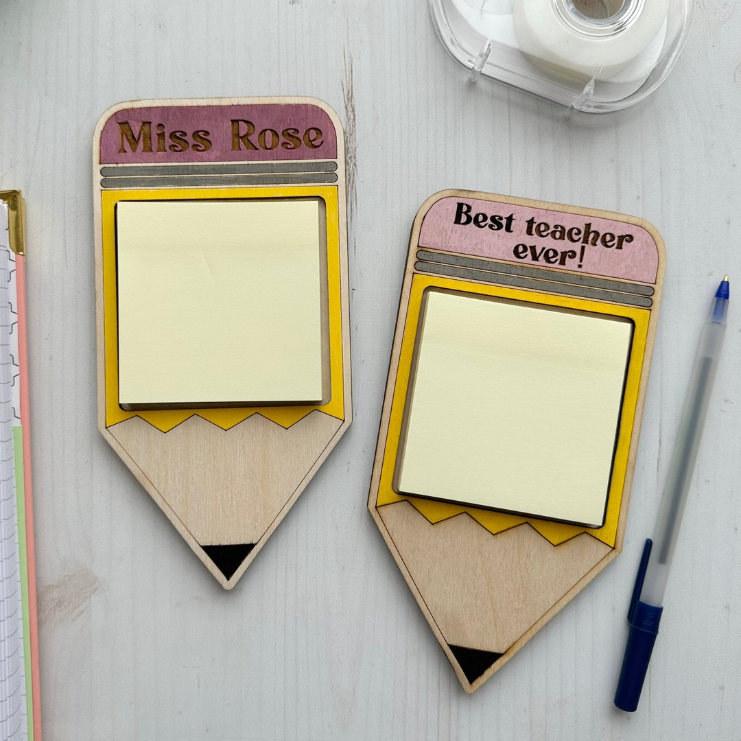 Teacher Gift - Teacher Sticky Note - Custom Teacher Gift - Sticky Note ...