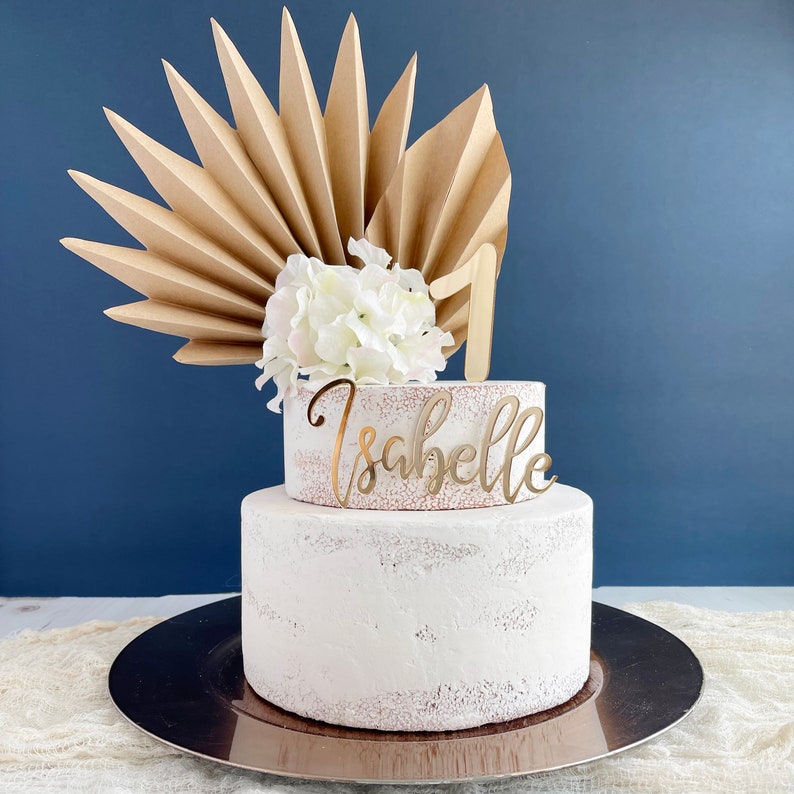 Cake Charm Acrylic Cake Topper Name Cake Topper Custom | Etsy