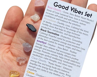 Positive Vibes Crystal Kit - Etsy