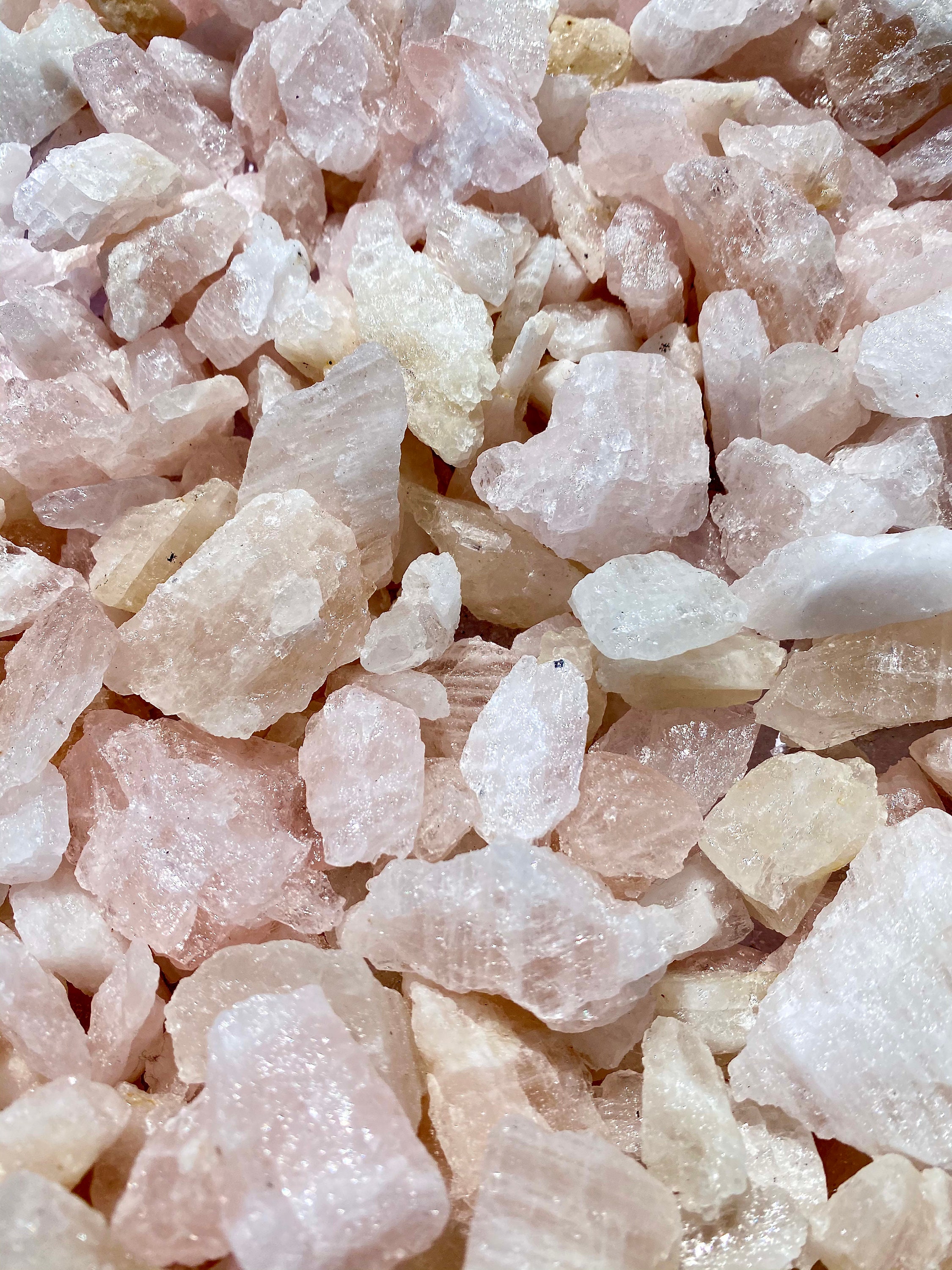 Raw Morganite Stone (0.5" - 3.5") AB Grade - Pink Morganite Crystal ...
