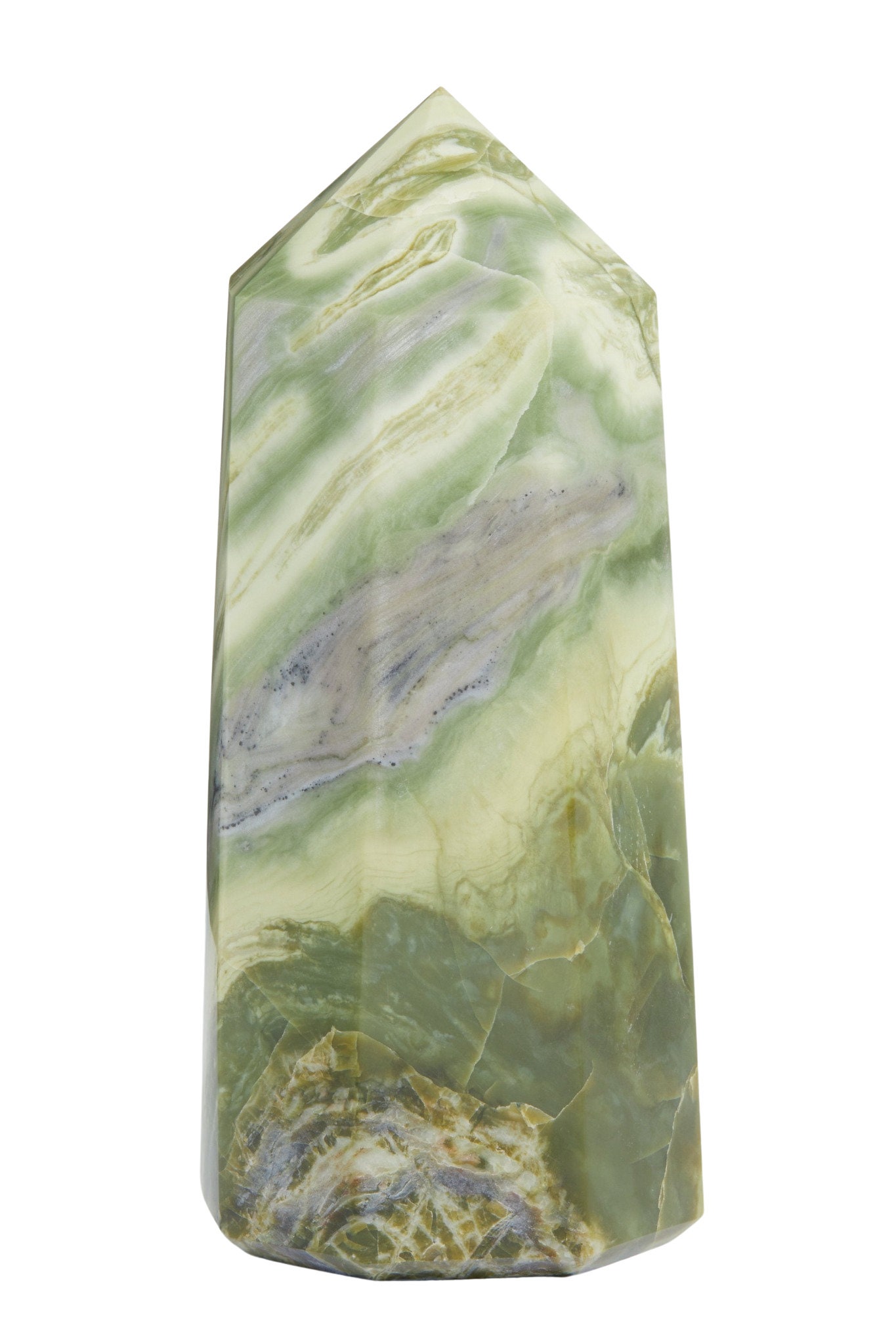 Infinite Stone tower infinite Serpentine crystal point | Etsy