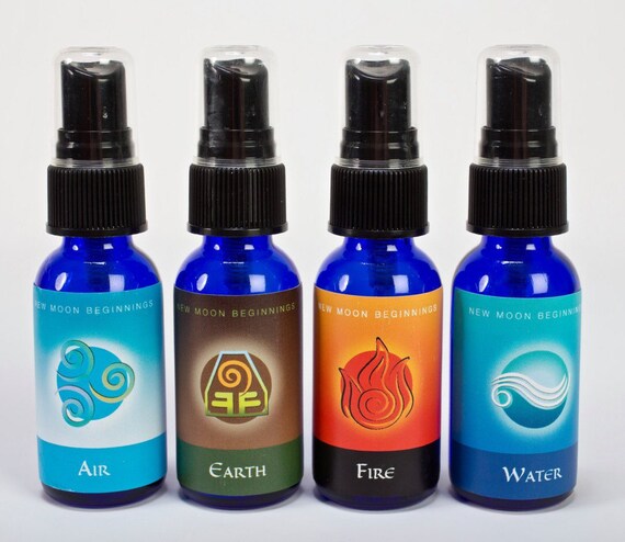 Four Elements spray 1oz set room spray aromatherapy spray | Etsy