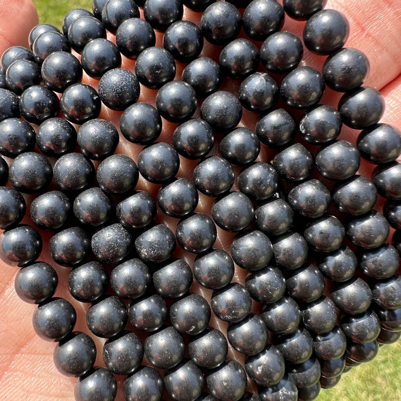 Shungite Beads - Etsy
