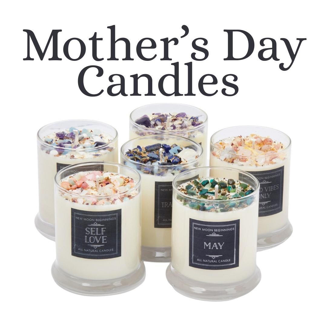 Mother's Day Candles - Mothers Day Candle Gift - Crystal Candle for Mom ...