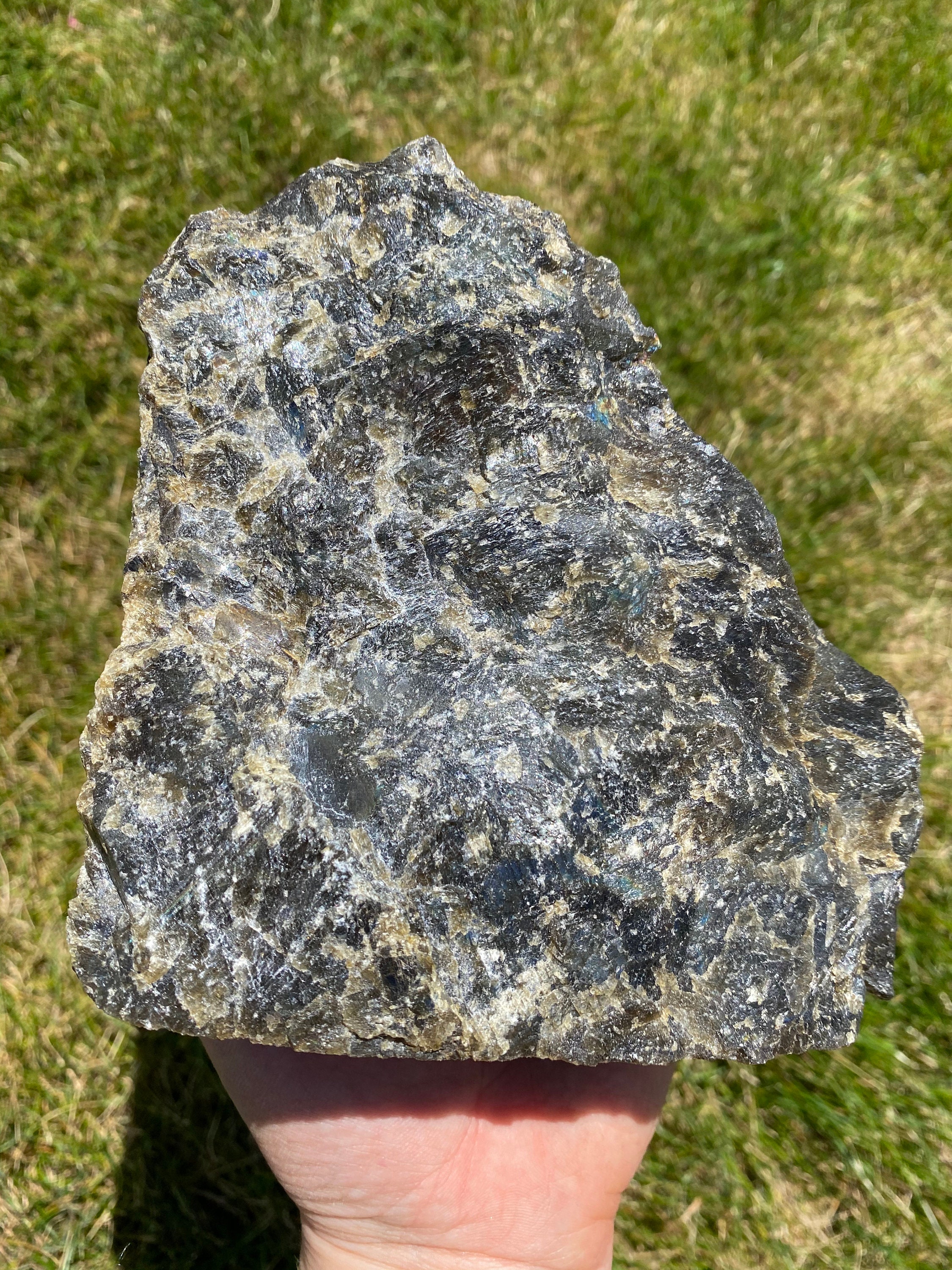 Spectrolite Standing Stone - One Side Polished Labradorite Crystal ...