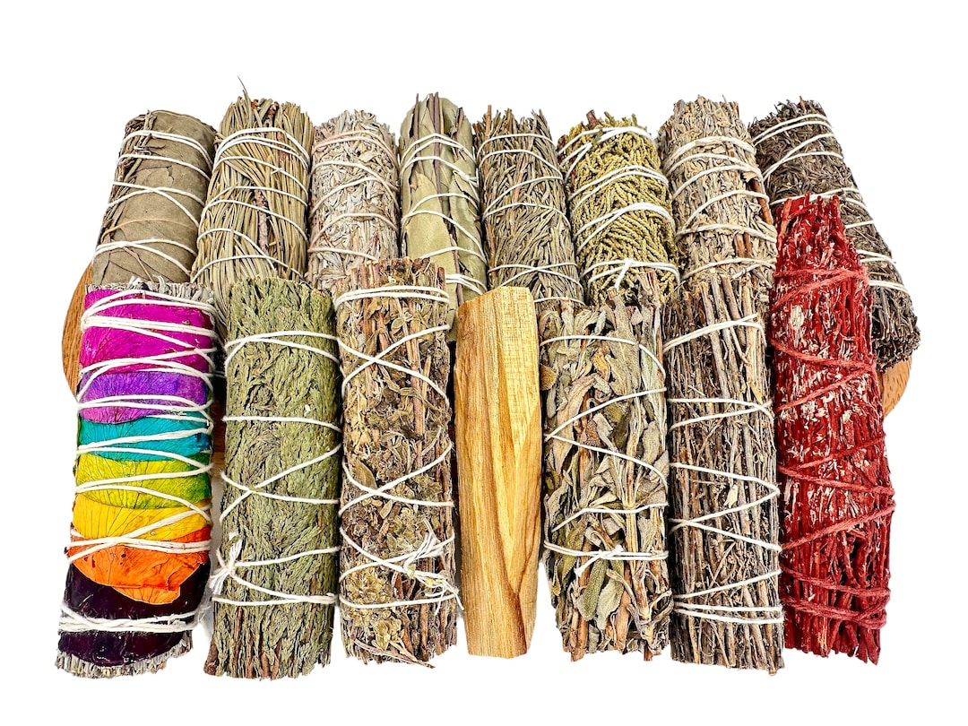 Energy Cleansing Sticks & Bundles (you Choose the Herb) - 4" Herb ...