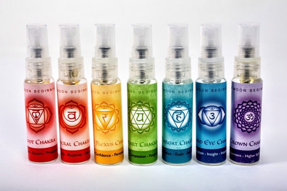 10ml chakra spray Set chakra set 7 chakra spray seven | Etsy