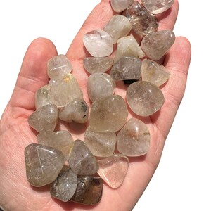 Golden Rutilated Quartz Tumbled Crystal - Multiple Sizes Available ...