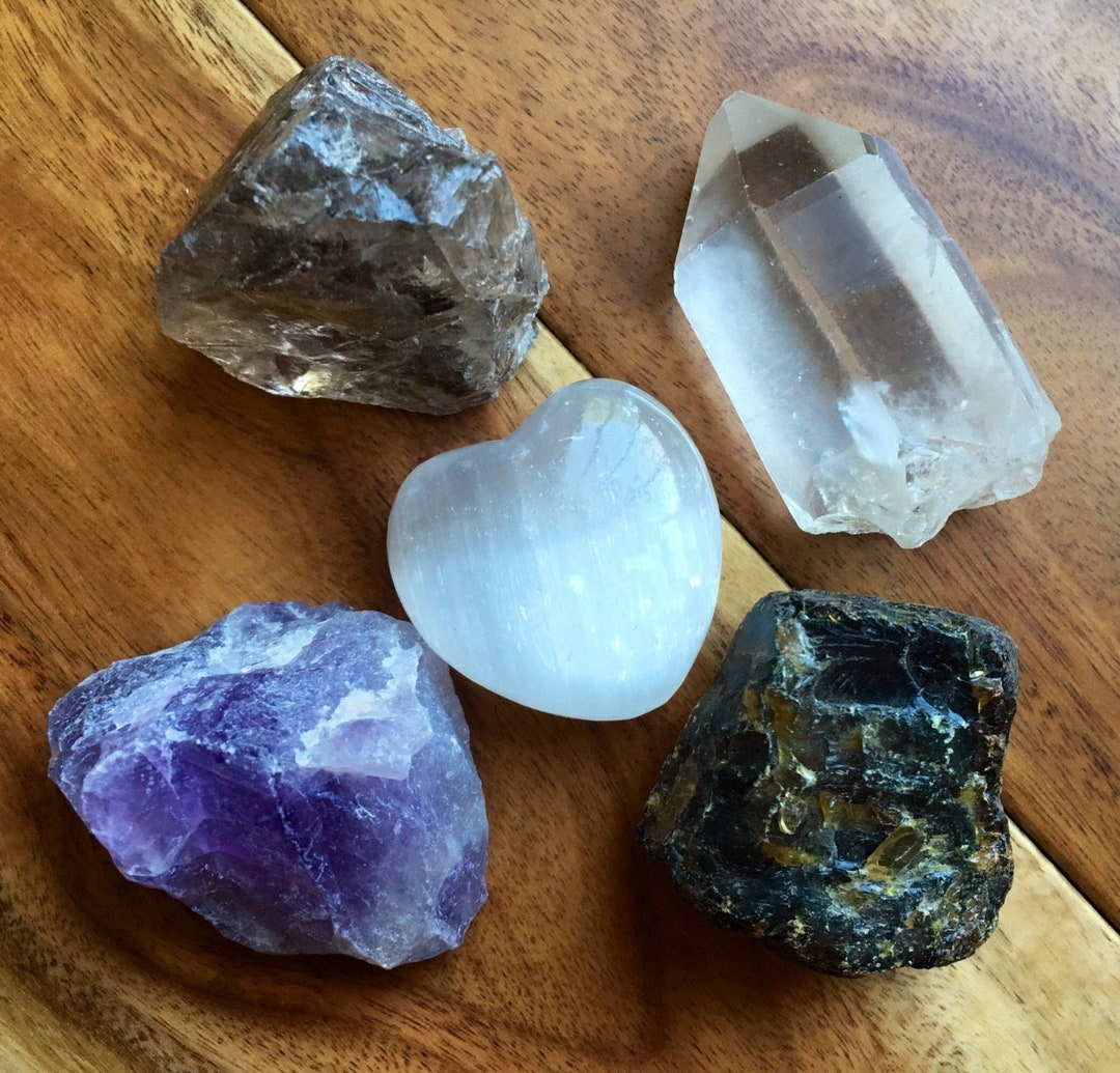 Strength & Protection Crystal Set - Crystals for Strength - Crystals ...
