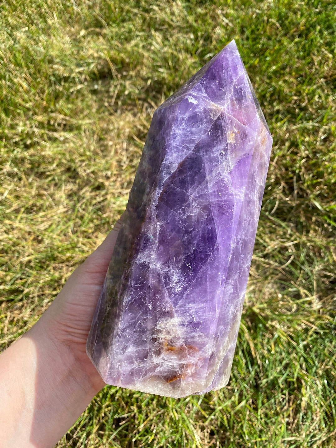 Amethyst Point - Polished Amethyst Crystal Tower - Large Amethyst ...