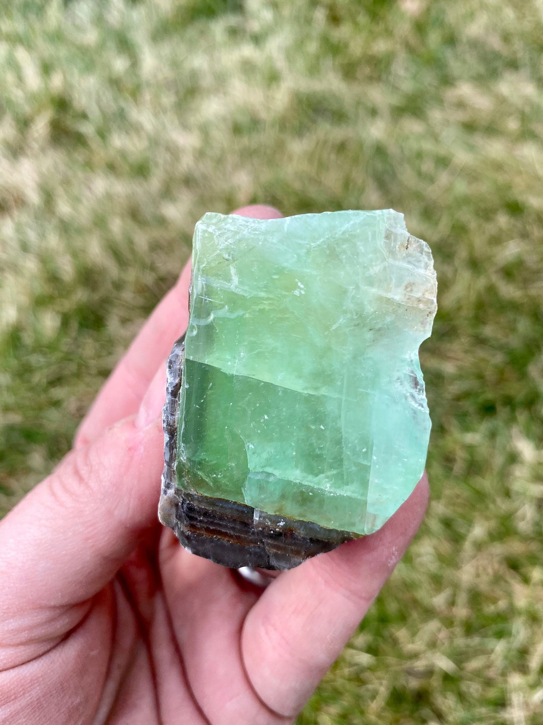 Green Calcite Stone (1" - 3") - Rough Green Calcite Crystal - Green ...
