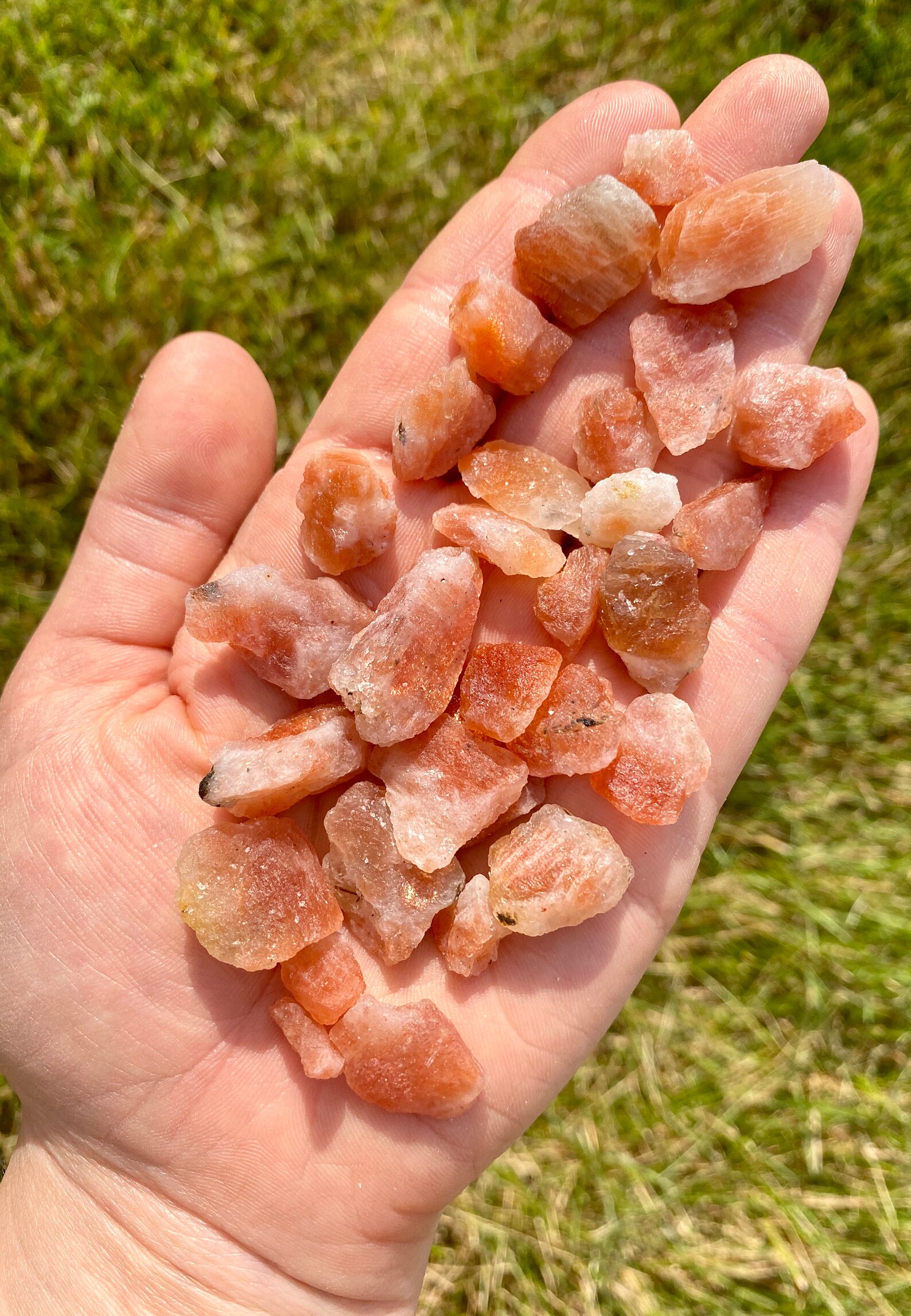 Raw sunstone crystal Grade AAA raw sunstone stone rough | Etsy