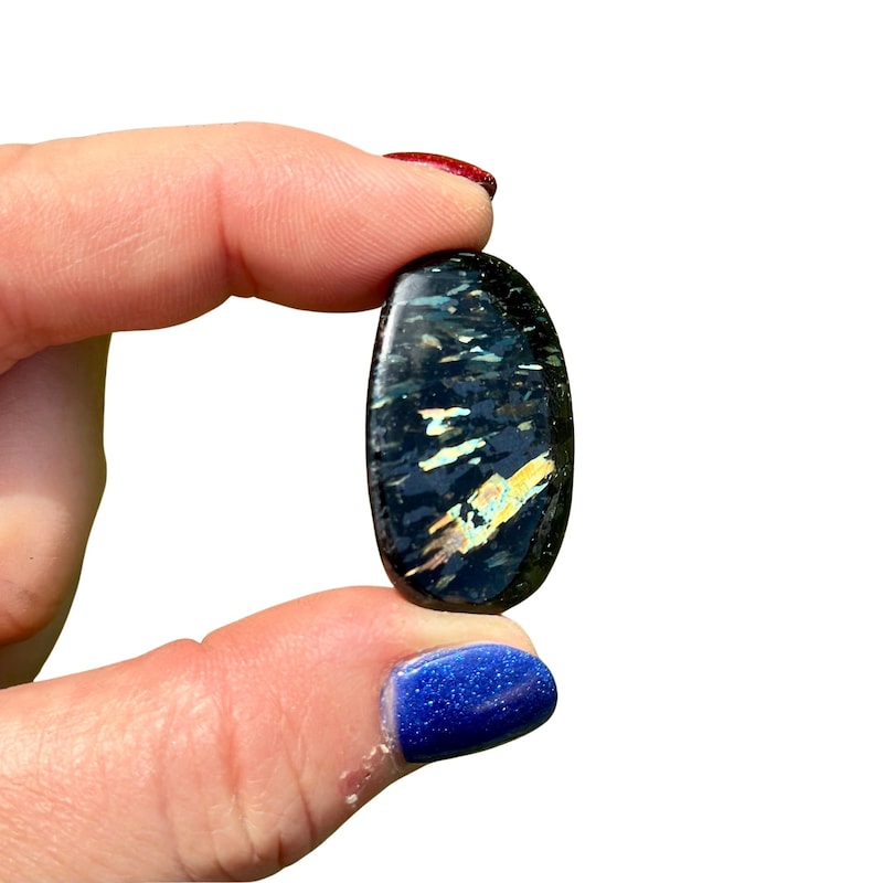 Nuummite Beads - Etsy