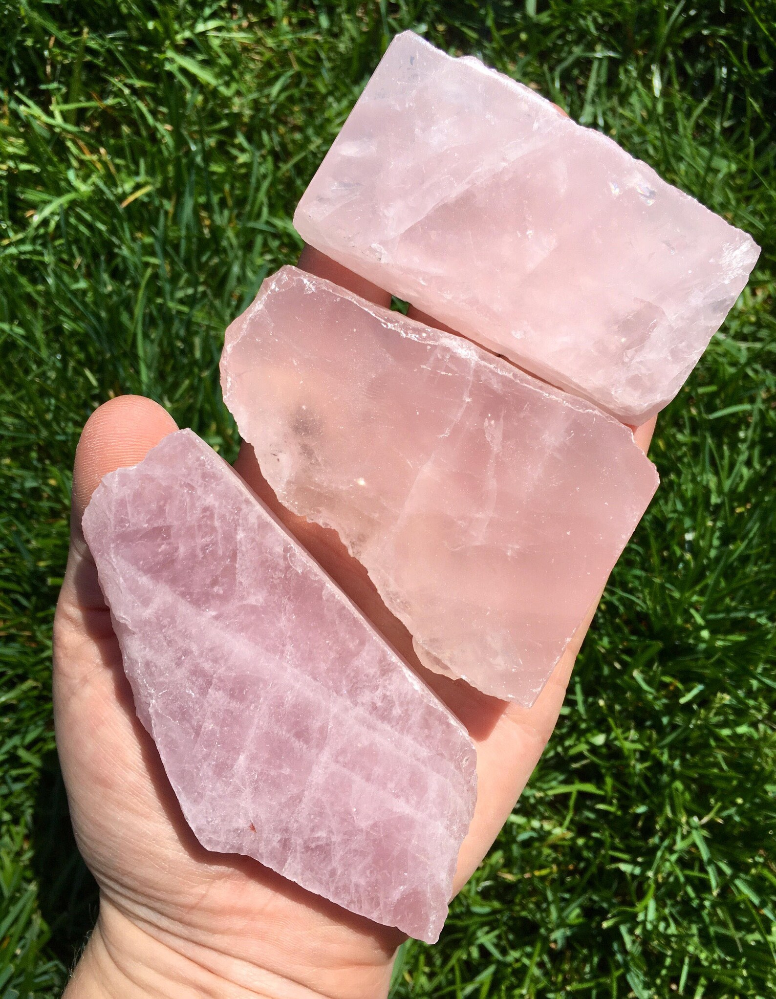 Rose Quartz Crystal - Rose Quartz Stone - Raw Rose Quartz - Rose Quartz ...