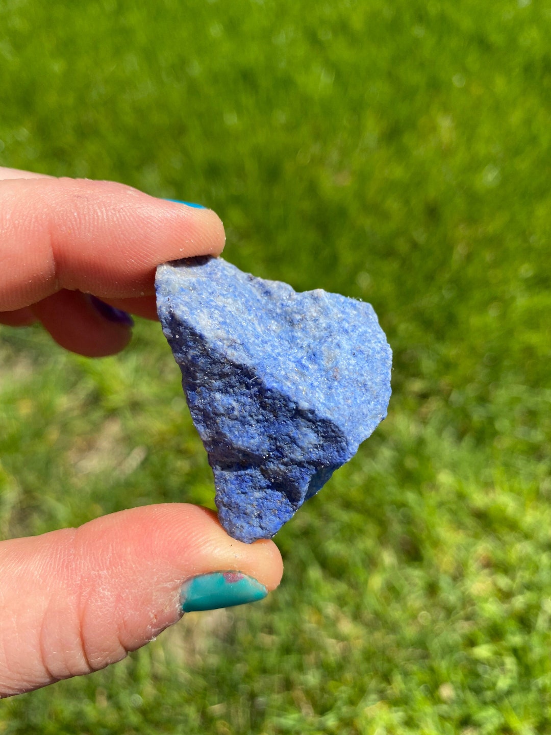 Raw Dumortierite Stone - Rough Dumortierite Crystal - Natural Dumortierite Stone - Crystals and ...