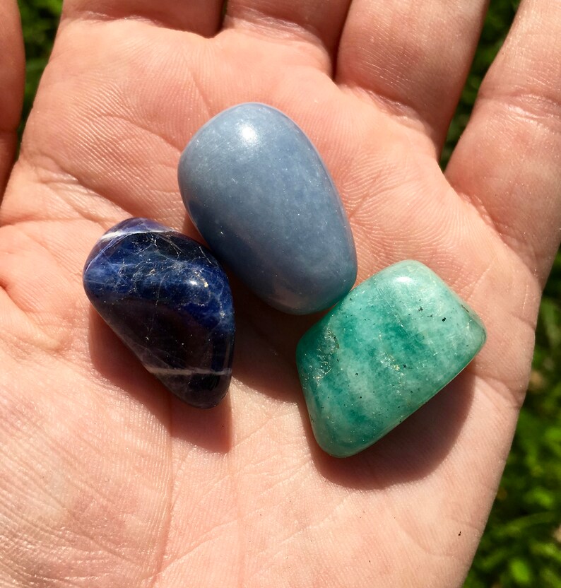 Happy & Peaceful Home Stone Set Feng Shui Sodalite - Etsy