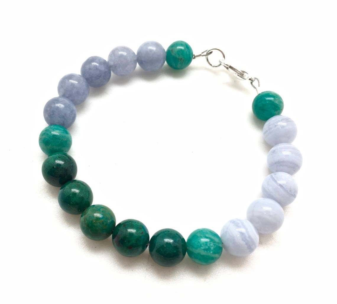 Water Element Bracelet - Calming Peaceful Love - Crystal Bracelet ...