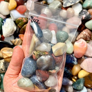 Mixed Gemstone Tumbled Stones - Multiple Sizes Available - Mixed ...