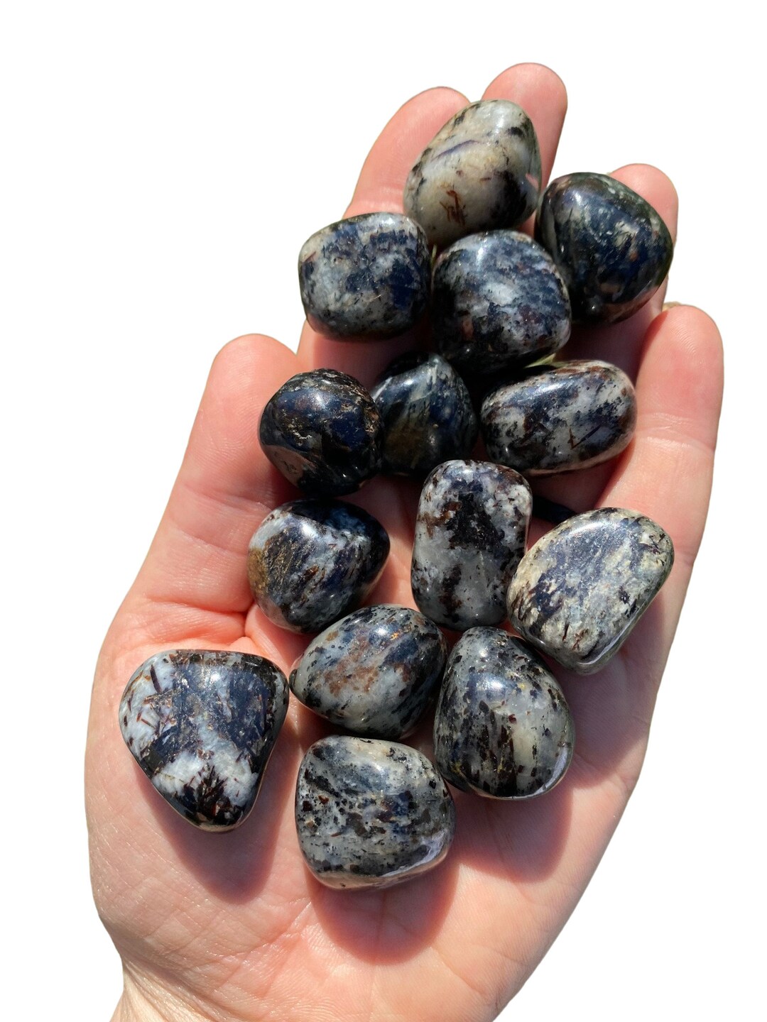 Astrophyllite Tumbled Stone - Multiple Sizes Available - Tumbled ...