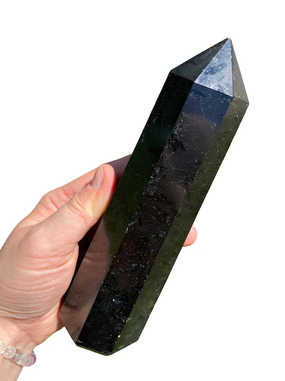 Large black tourmaline crystal store