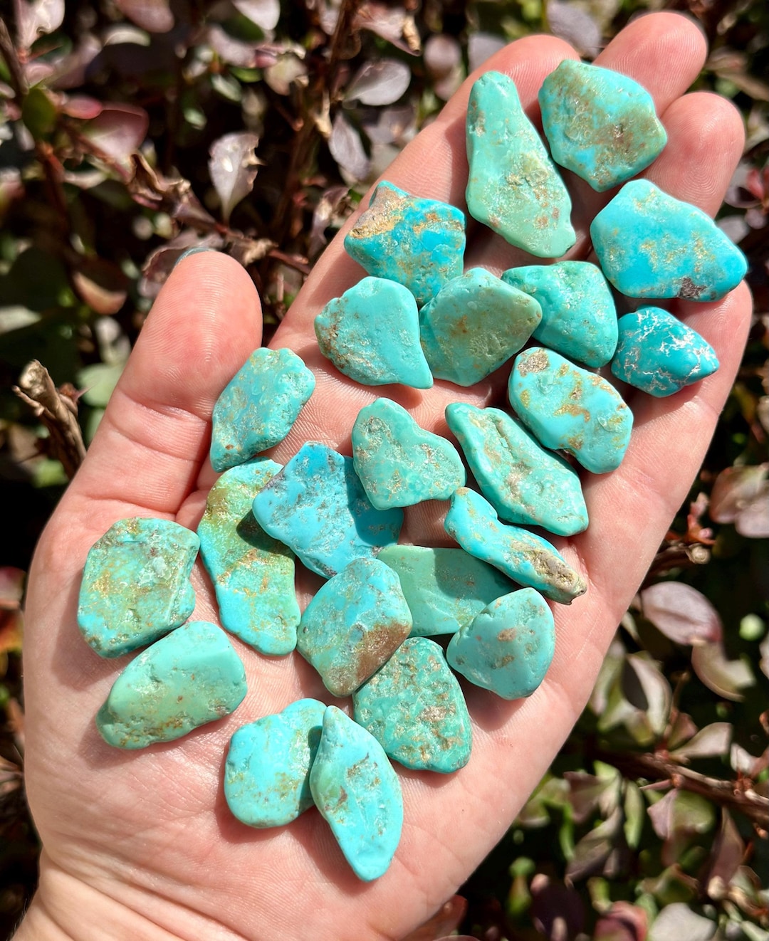 Raw Turquoise Stone From Tyrone - Rough Turquoise From Tyrone, New ...