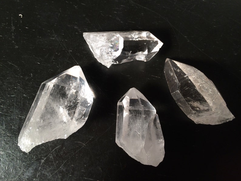 Clear Quartz Crystal Raw Quartz Point Crystal 1 - Etsy