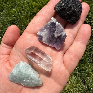 Anger and Stress Relief Gemstone Set Healing Crystals and Stones ...