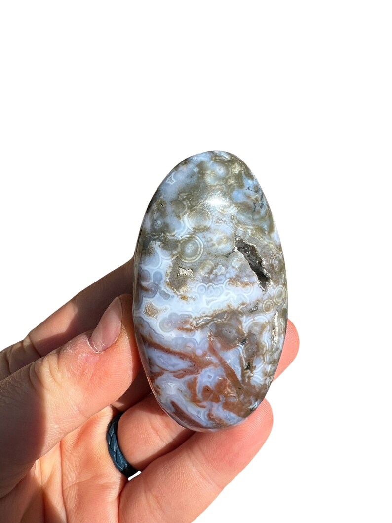 Ocean Jasper Palm Stone 1.5 2.75 Grade A Ocean - Etsy