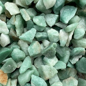 Raw Green Aventurine - Rough Green Aventurine - Natural Green ...