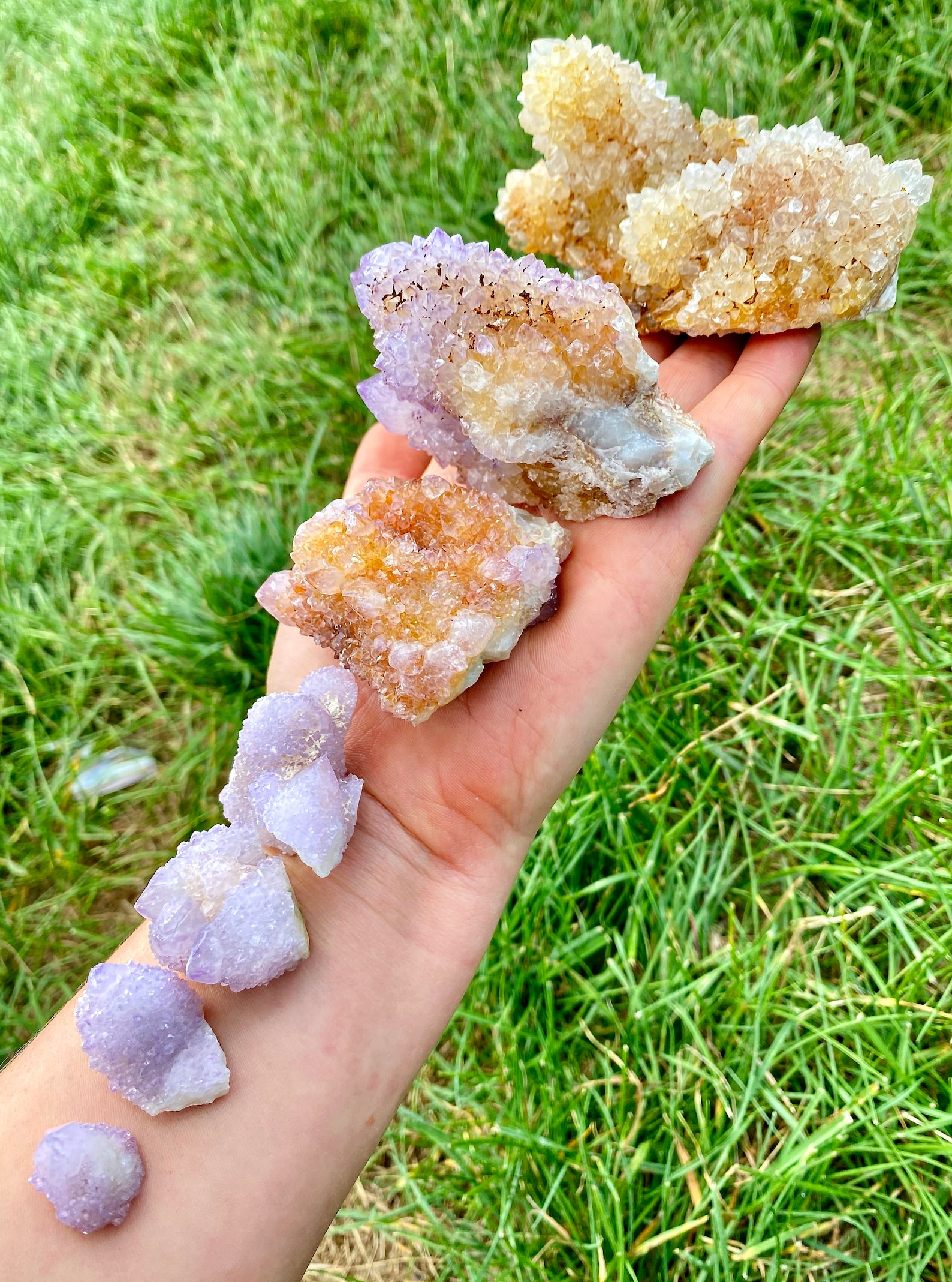 Spirit Quartz Cluster Spirit Quartz Point Cactus Quartz - Etsy