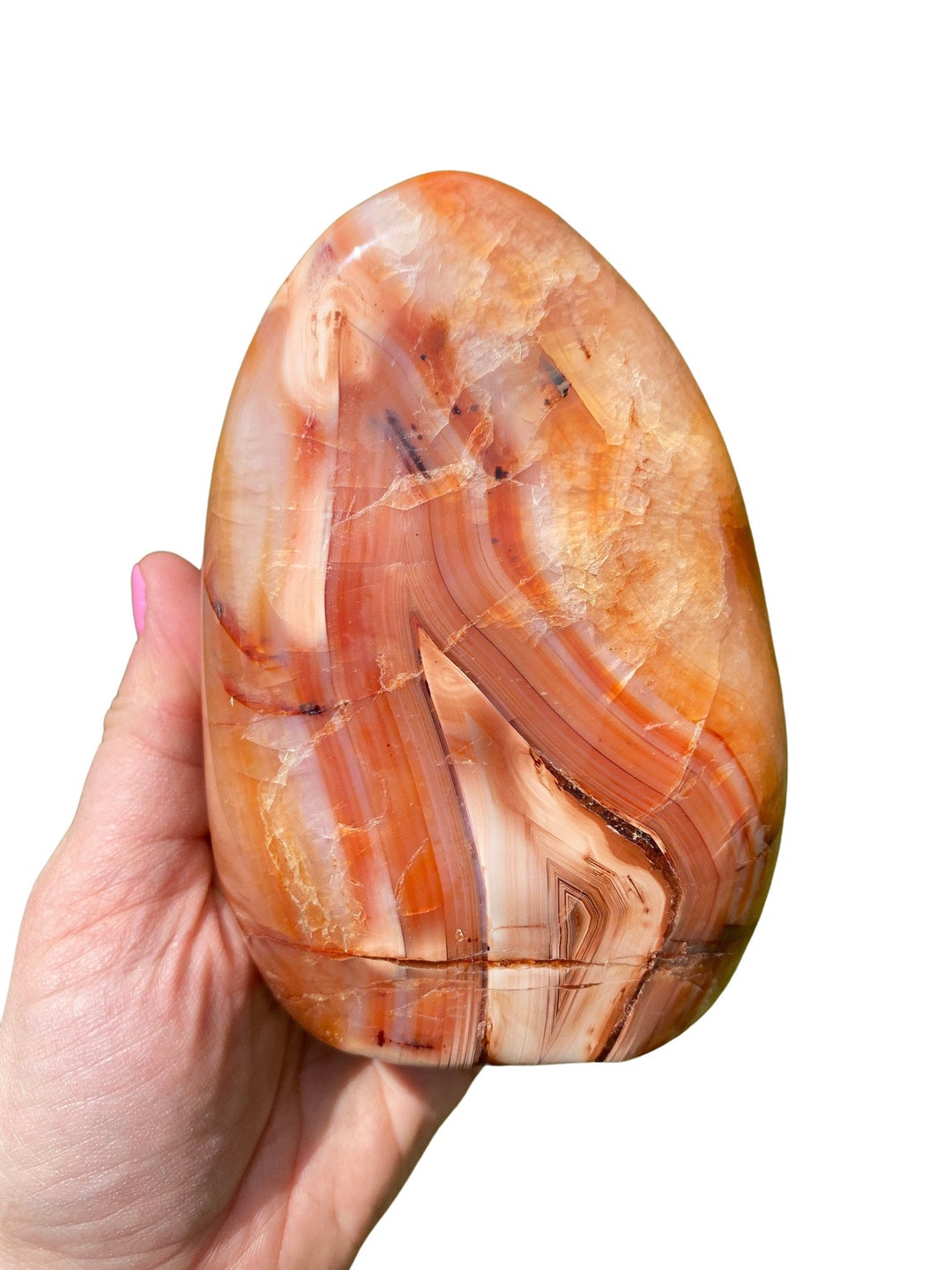 Carnelian Polished Tower - Large Carnelian Freeform - Polished ...