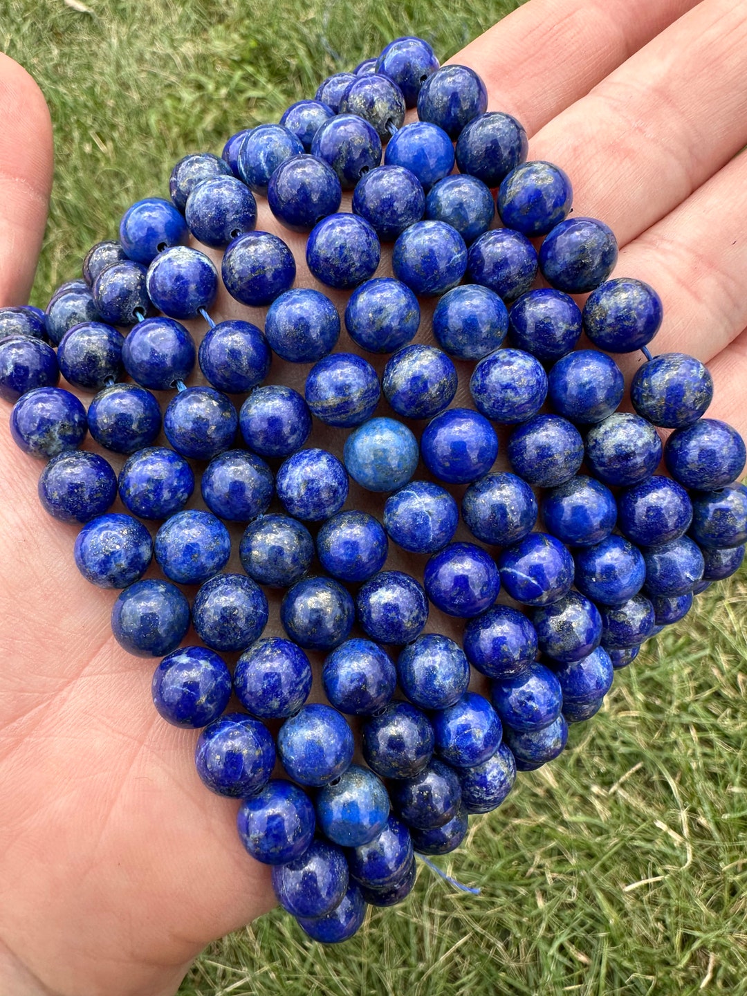 Lapis Lazuli Bead Strands Multiple Sizes Available Lapis Lazuli Crystal ...