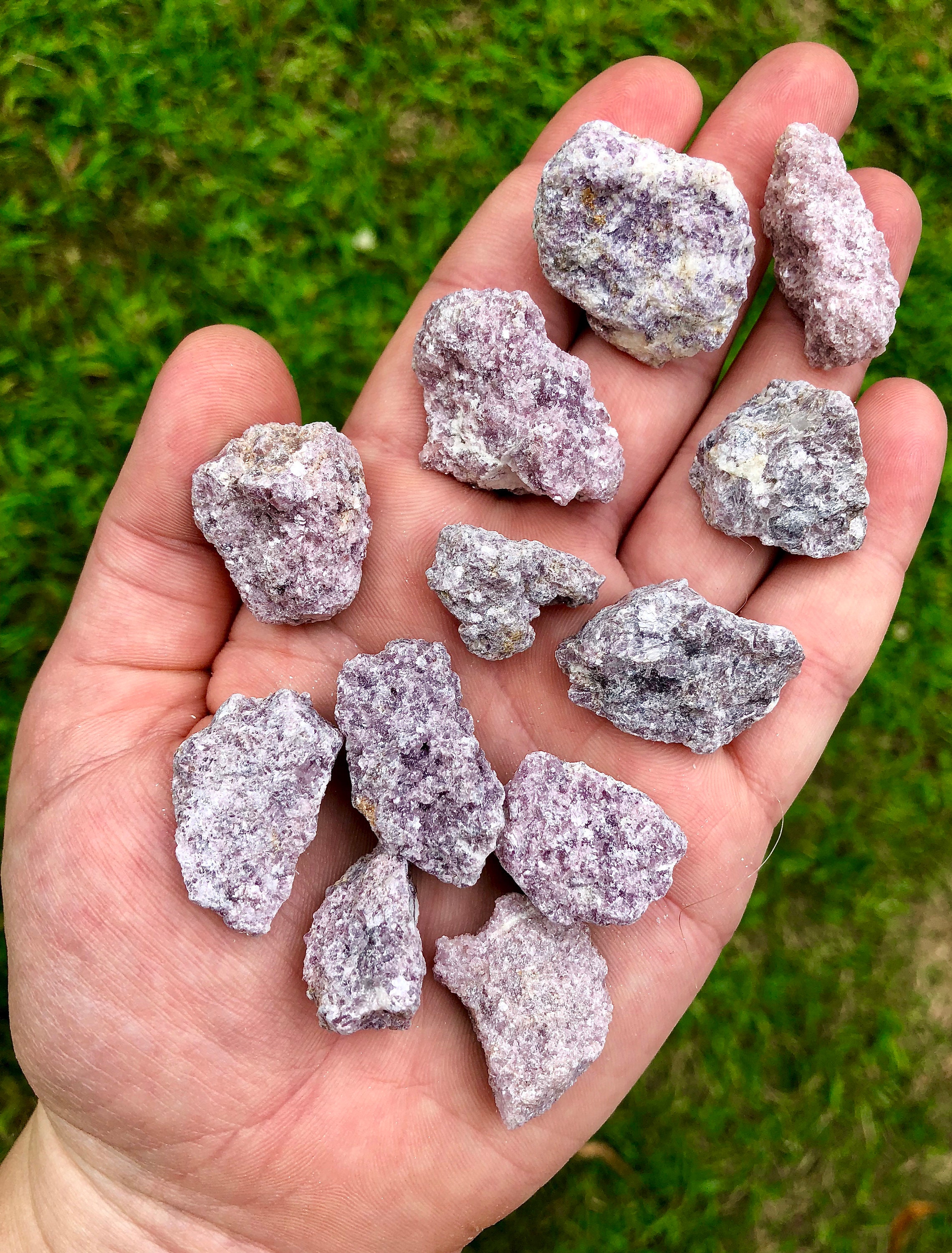 Raw Lepidolite Stone Lilac Lepidolite Crystal Raw - Etsy