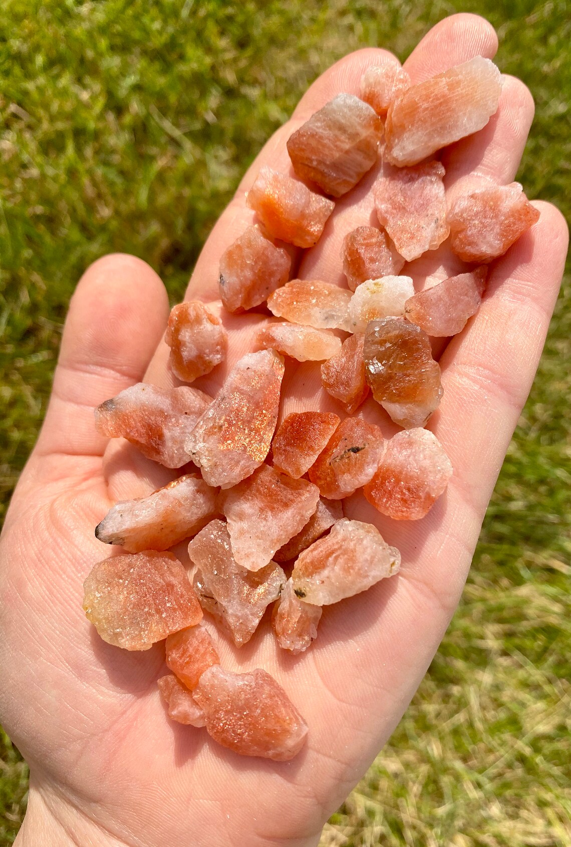 Raw sunstone crystal Grade AAA raw sunstone stone rough | Etsy