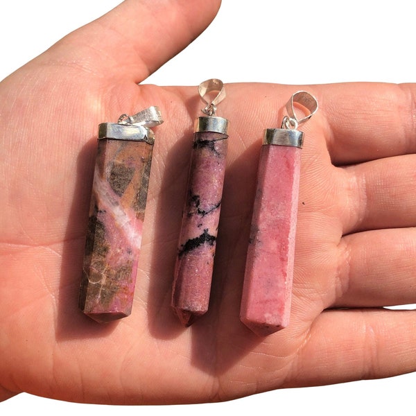 Rhodonite Jewelry - Etsy