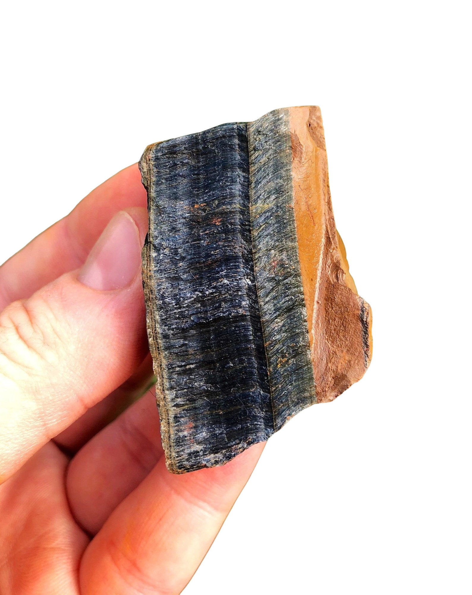 Raw Blue Tigers Eye Crystal Raw Hawk Eye Healing Crystals | Etsy UK