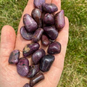 Ruby Tumbled Crystal Multiple Sizes Available Polished Ruby Gemstone ...