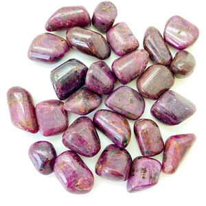 Ruby Tumbled Crystal Multiple Sizes Available Polished Ruby Gemstone ...