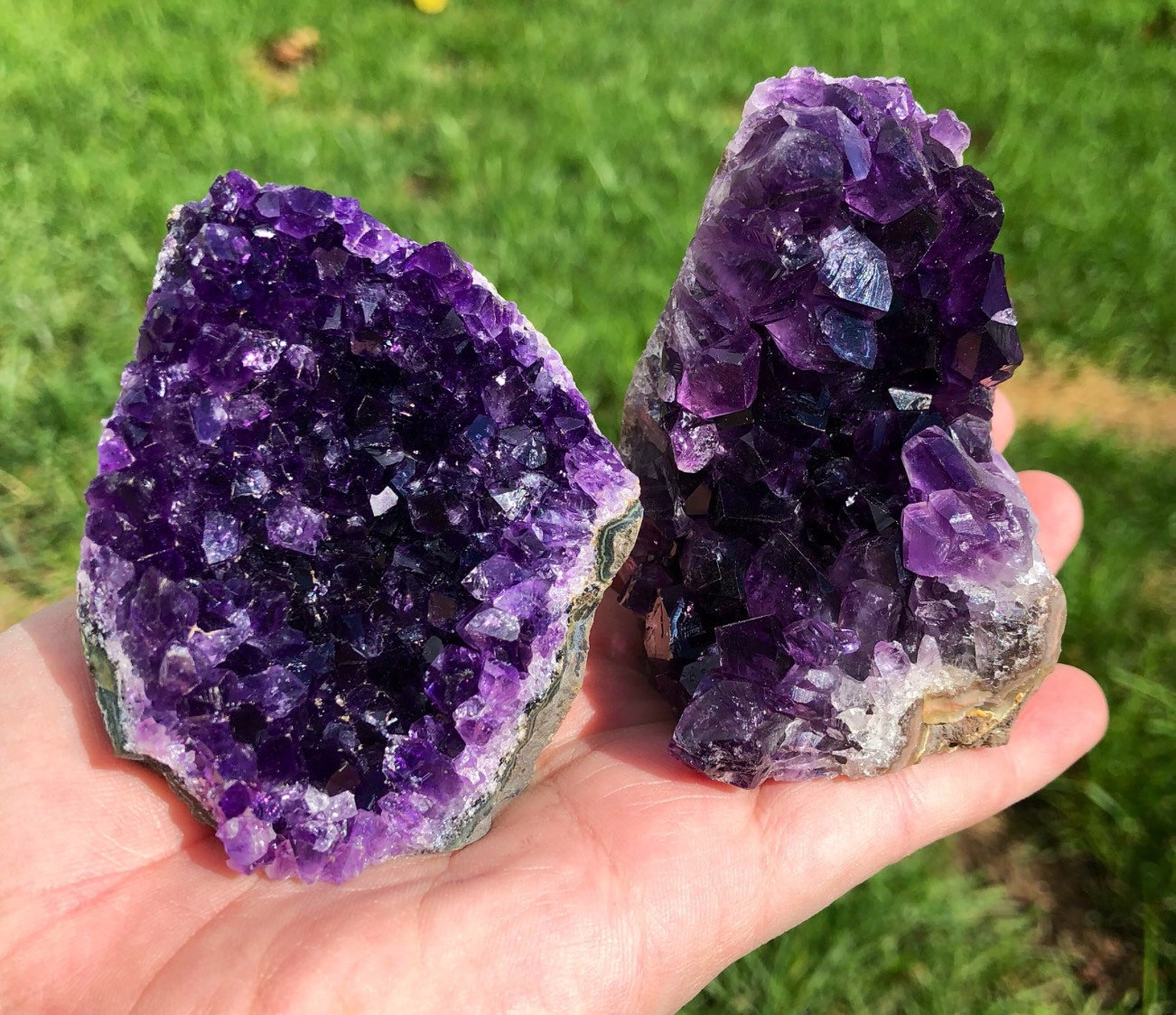 Raw Amethyst Crystal Cluster standing Raw Amethyst Stone | Etsy