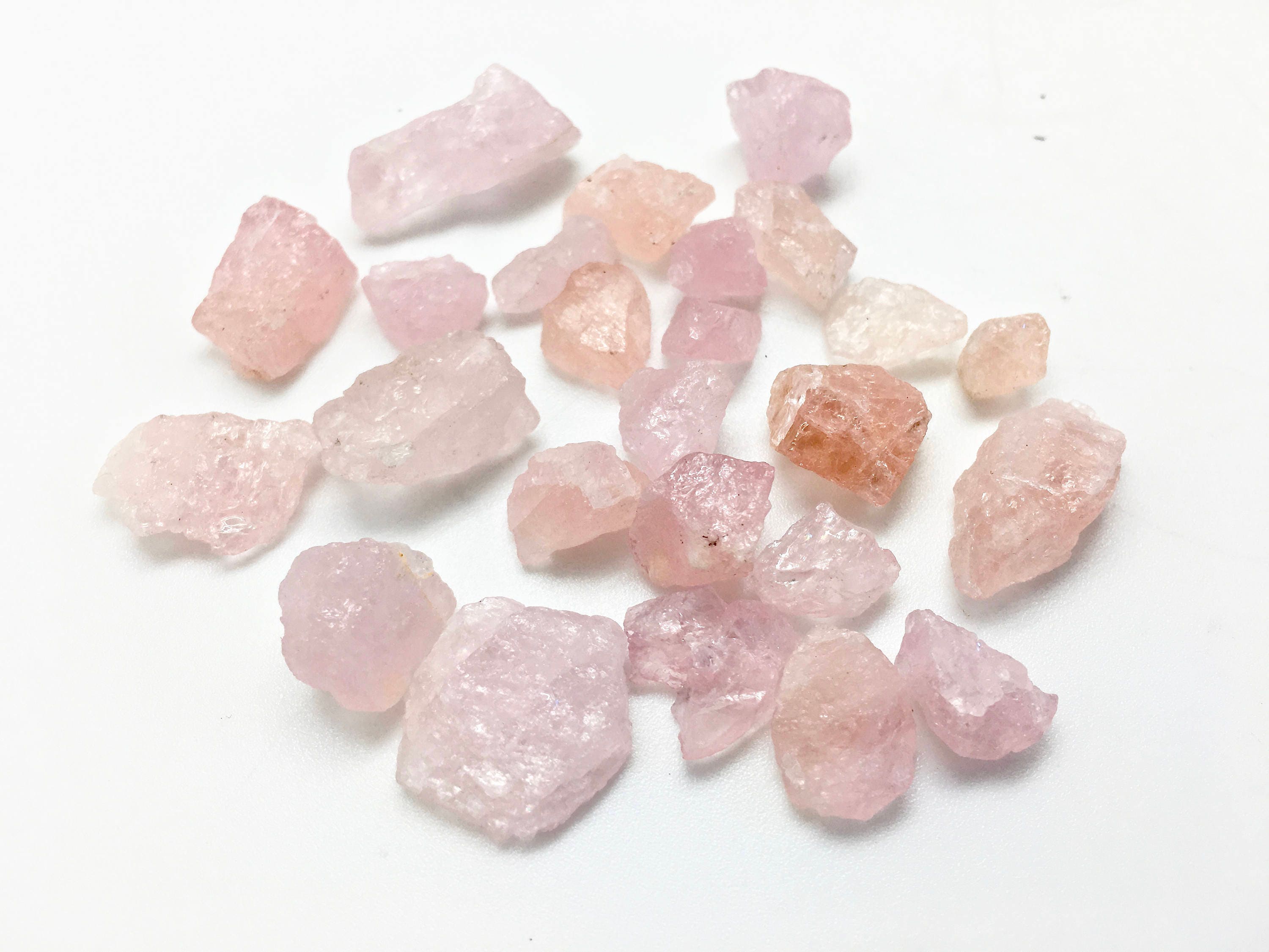 Raw morganite stone pink morganite crystal healing | Etsy