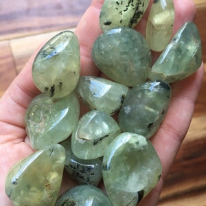 Prehnite Tumbled Stone - Multiple Sizes Available - Extra Quality ...