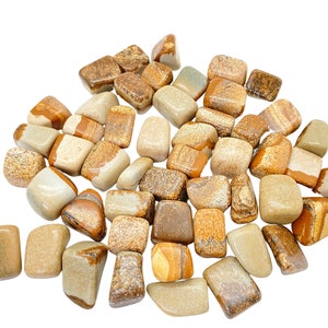 Picture Jasper Tumbled Stone - Multiple Sizes Available - Tumbled ...