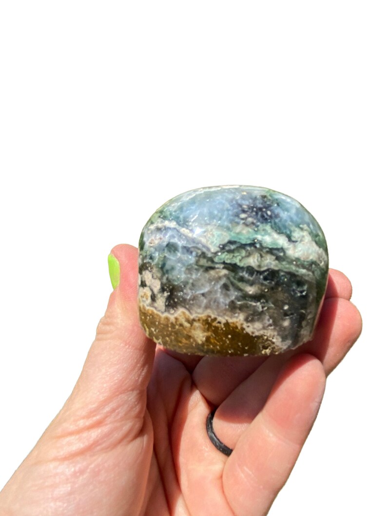 Home & Living Ocean Jasper OJ Freeform Pocket Stone Free Form Tumbled ...