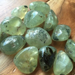 Prehnite Tumbled Stone Multiple Sizes Available Extra - Etsy