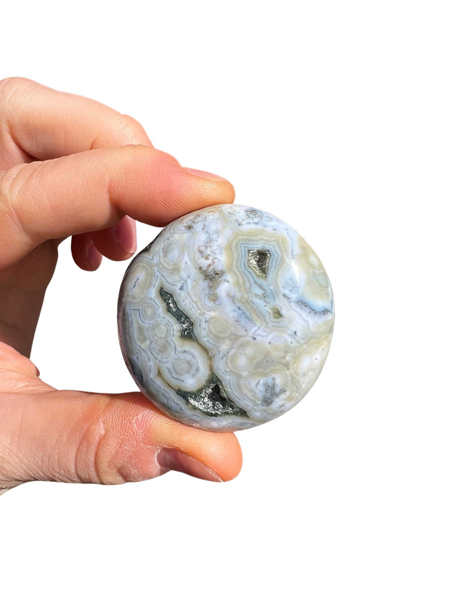 Ocean Jasper Palm Stone 1.5 2.75 Grade A Ocean - Etsy