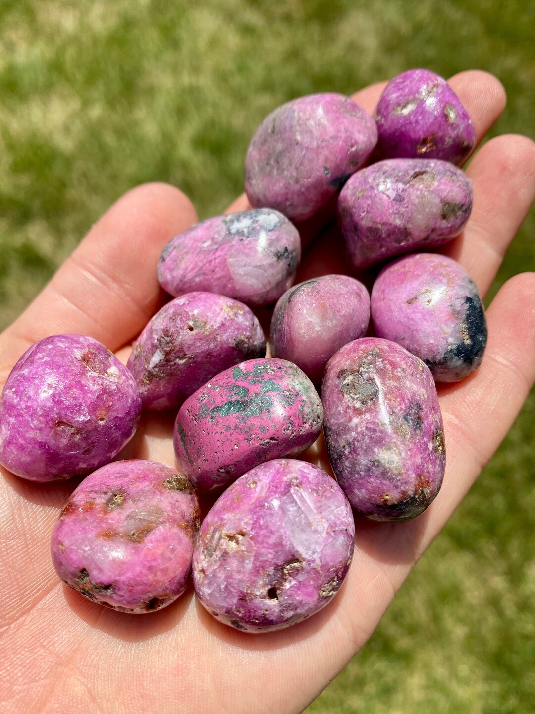 Cobalto Calcite Tumbled Stone - Grade A - Multiple Sizes Available ...